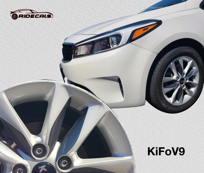 KIA Forte 16" rim decals KiFoV9 | Ridecals