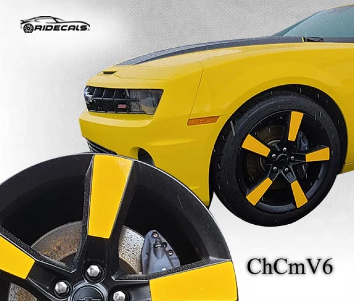 Chevrolet Camaro 20" rim decals ChCmV6 | Ridecals