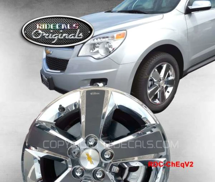 Chevrolet Equinox 18" rim decals ChEqV2 | Ridecals