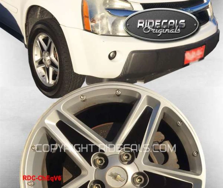 Chevrolet Equinox 17" rim decals ChEqV6 | Ridecals