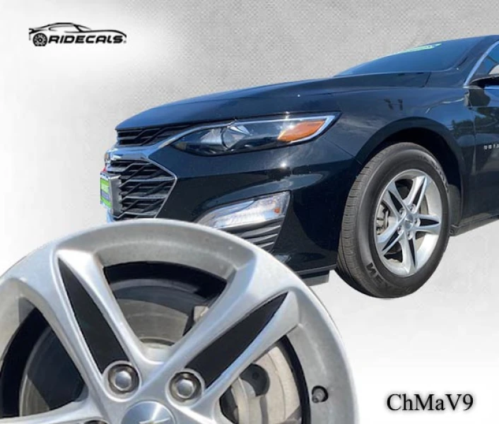 Chevrolet Malibu 17" rim decals ChMaV9 | Ridecals
