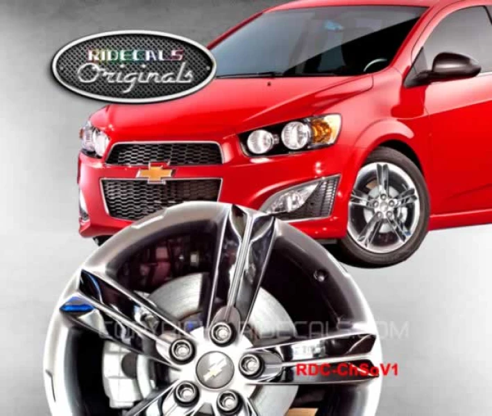 Chevrolet Sonic 17" rim decals ChSoV1 | Ridecals