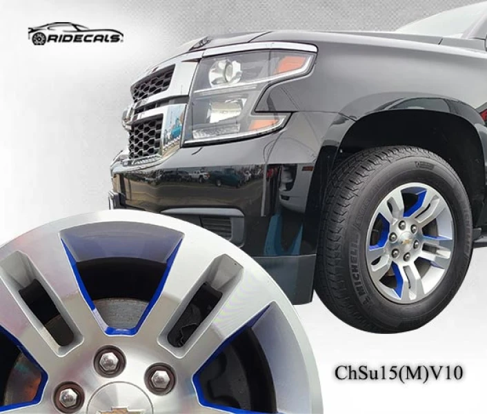 Chevrolet Suburban 18" rim decals ChSu15(M)V10 | Ridecals