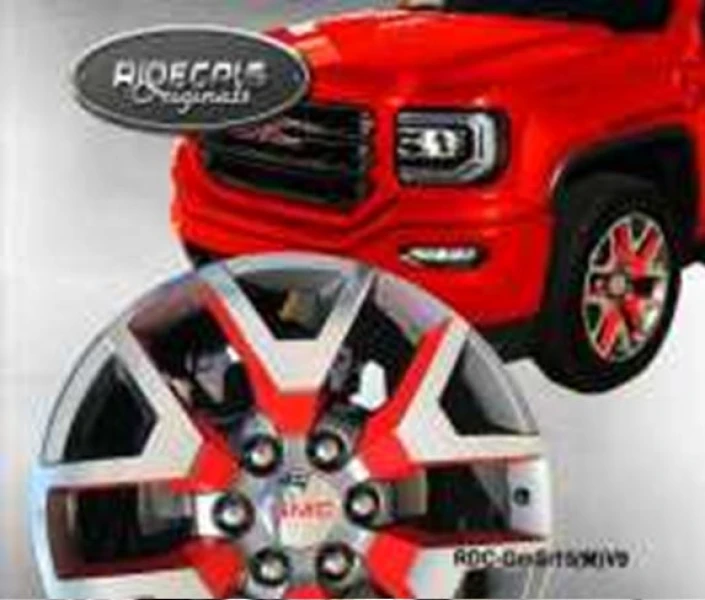 Chevrolet Suburban 20" rim decals ChSu15(M)V17 | Ridecals