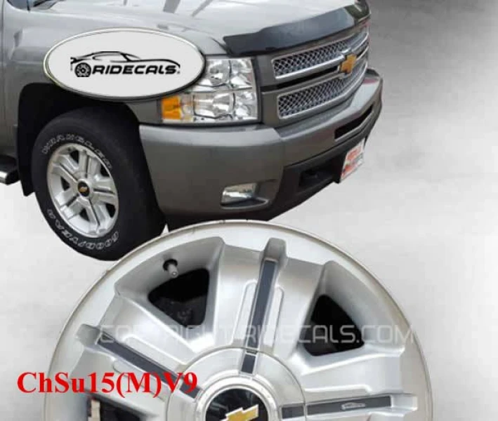 Chevrolet Suburban 18" rim decals ChSu15(M)V9 | Ridecals