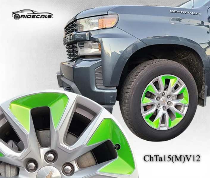 Chevrolet Tahoe 20" rim decals ChTa15(M)V12 | Ridecals