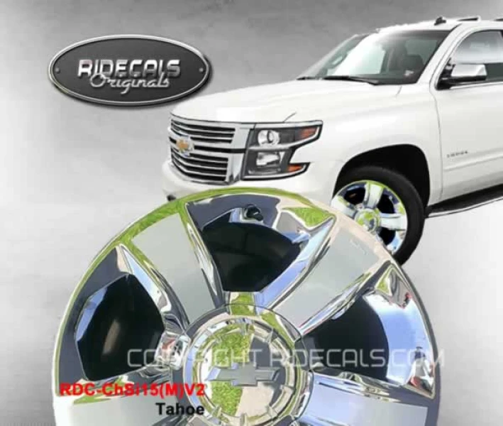 Chevrolet Tahoe 20" rim decals ChTa15(M)V2 | Ridecals