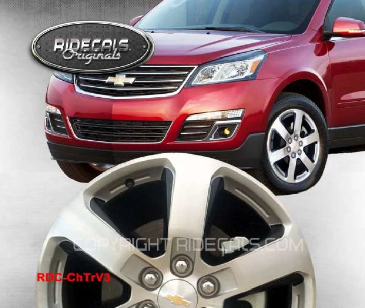 Chevrolet Traverse 20" rim decals ChTrV3 | Ridecals