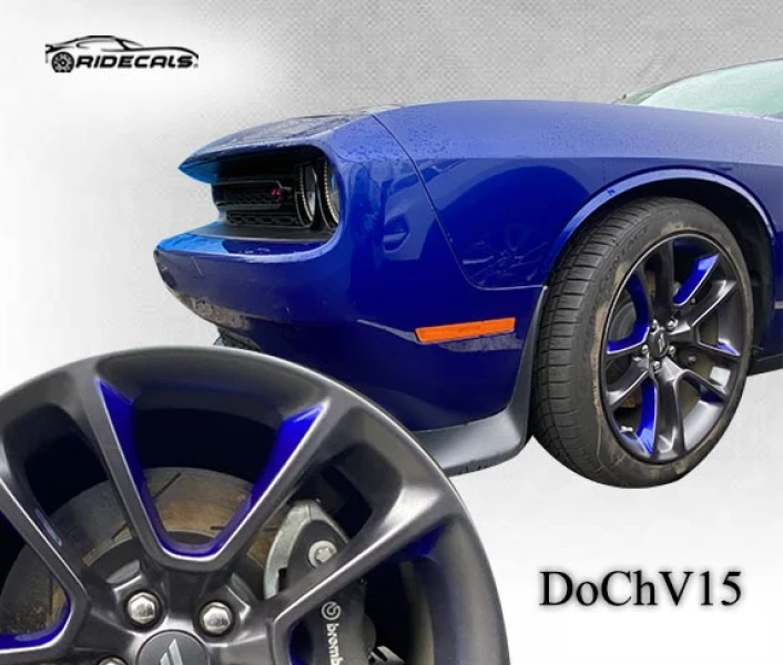Dodge Charger 20" rim decals DoCh(M)V15 | Ridecals
