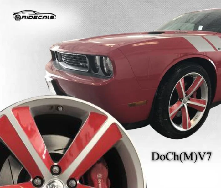 Dodge Charger 20" rim decals DoCh(M)V7 | Ridecals