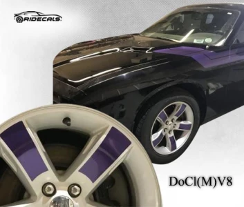 Dodge Challenger Wheel Decals / Rim Stickers | Ridecals®