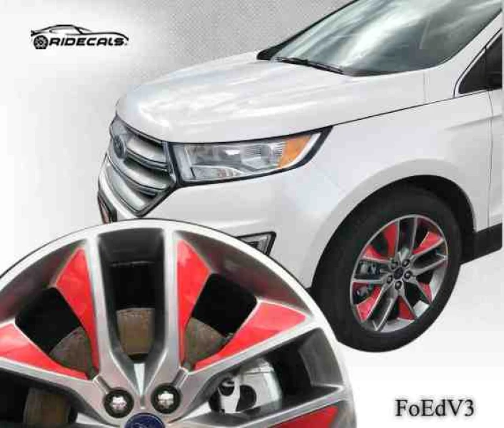 Ford Edge 20" rim decals FoEdV3 | Ridecals