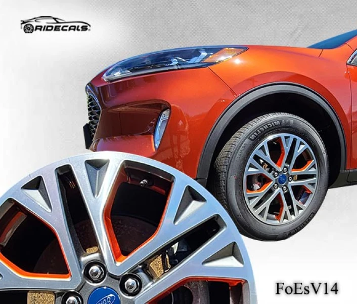 Ford Escape 18" rim decals FoEsV14 | Ridecals