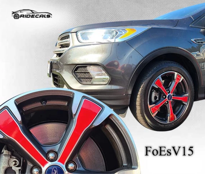 Ford Escape 18" rim decals FoEsV15 | Ridecals