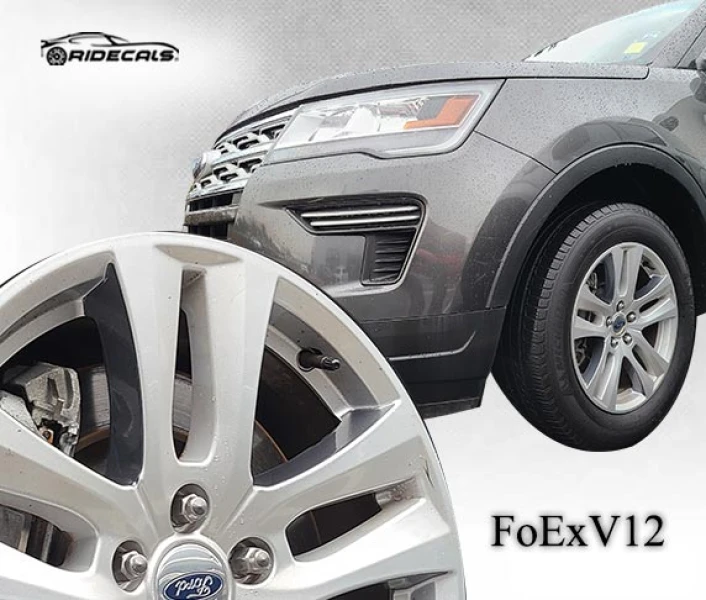 Ford Explorer 18" rim decals FoExV12 | Ridecals