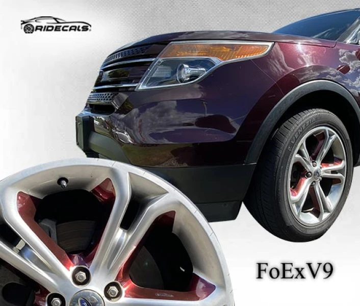 Ford Explorer 20" rim decals FoExV9 | Ridecals