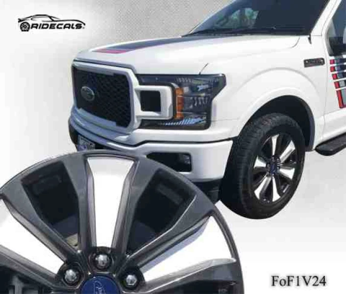 Ford F-150 20" rim decals FoF1V24 | Ridecals