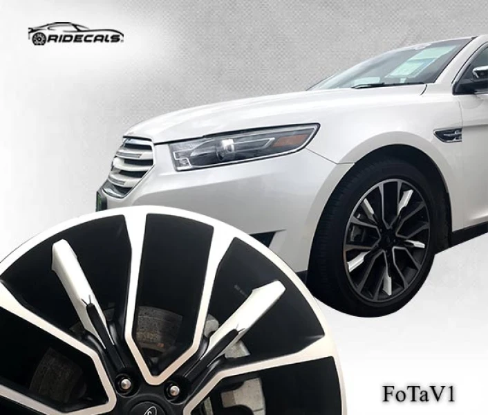 Ford Taurus 20" rim decals FoTaV1 | Ridecals