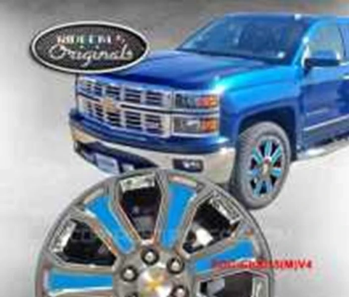 GMC Sierra 22" rim decals GmSi15(M)V4 | Ridecals