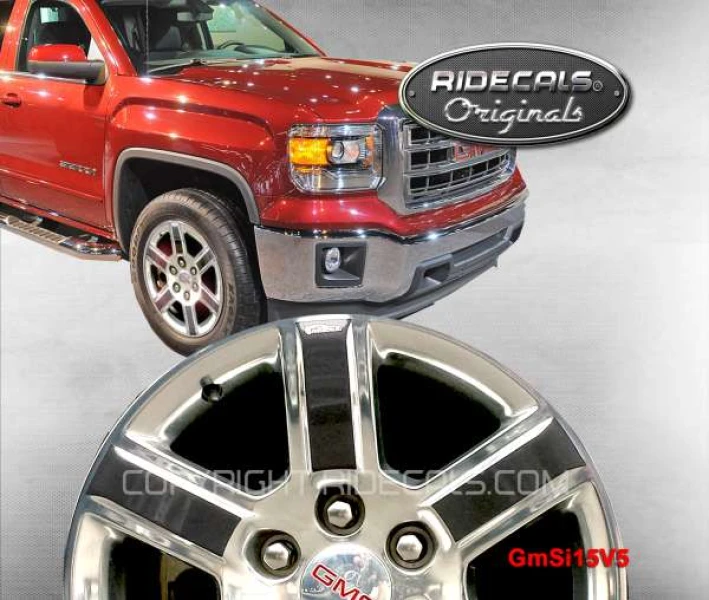 GMC Sierra 18" rim decals GmSi15V5 | Ridecals