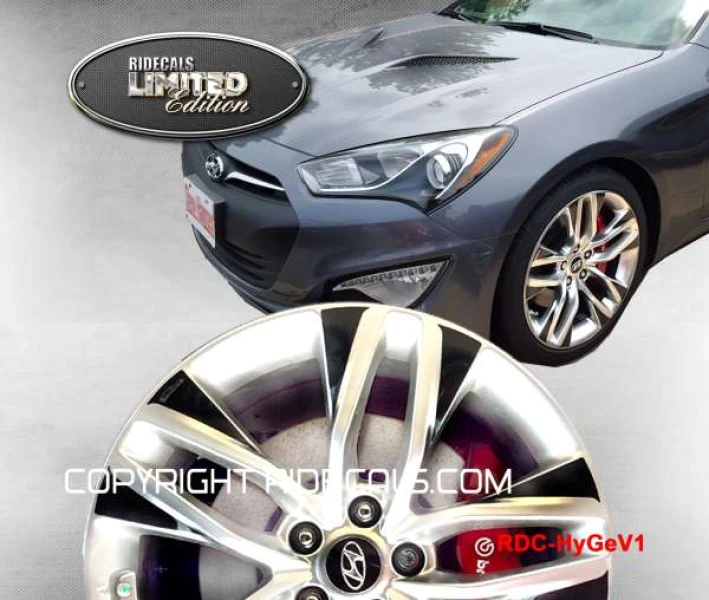 Hyundai Genesis 18" rim decals - HyGeV1 | Ridecals