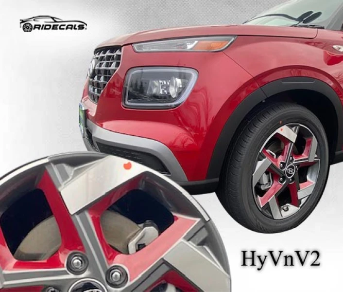 Hyundai Venue 17" rim decals HyVnV2 | Ridecals