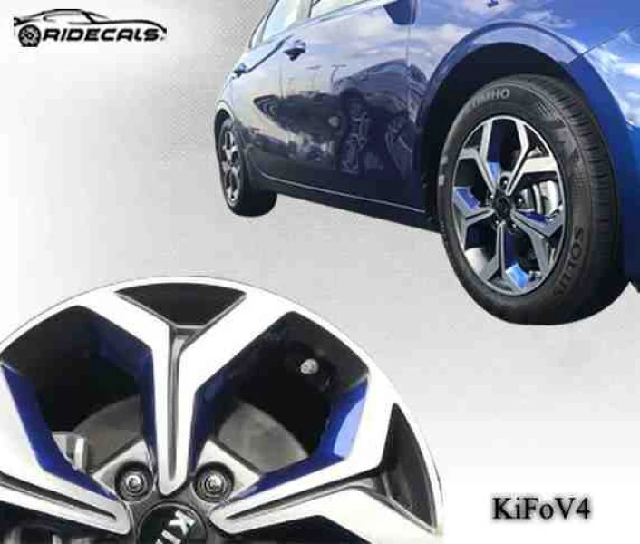 KIA Forte 16" rim decals KiFoV4 | Ridecals