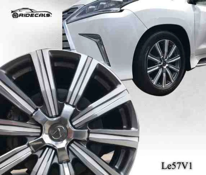 Lexus LX 570 21" rim decals Le57V1 | Ridecals