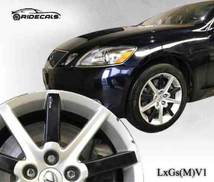 Lexus GS 300 17" rim decals LxGs(M)V1 | Ridecals