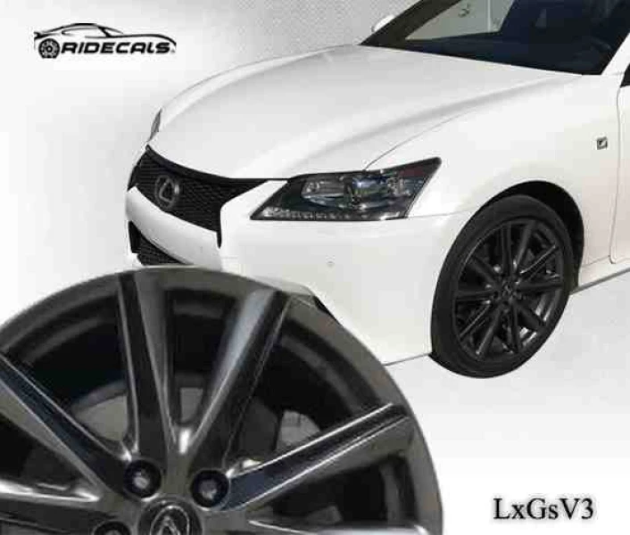 Lexus GS 350 19" rim decals LxGsV3 | Ridecals