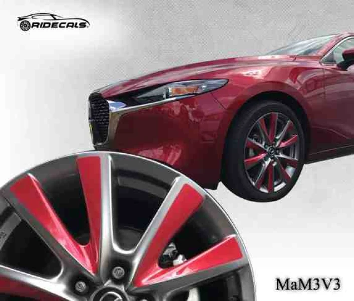 MAZDA 323 18" rim decals MaM3V3 | Ridecals