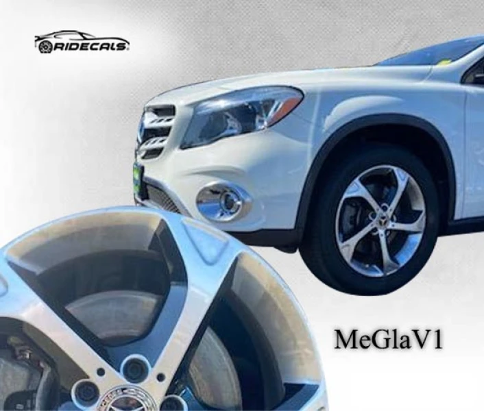 Mercedes-Benz GLA 250 18" rim decals MeGla250V1 | Ridecals