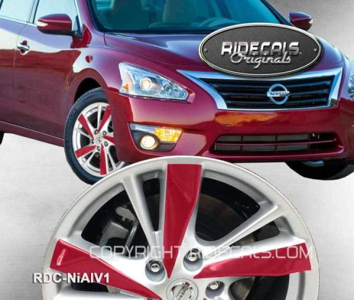 Nissan Altima 17" rim decals NiAlV1 | Ridecals