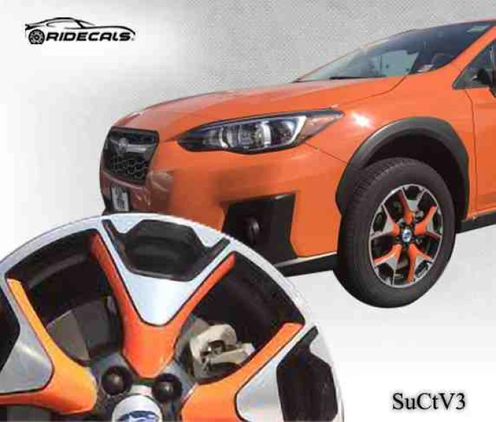 Subaru Crosstrek 17" rim decals SuCtV3 | Ridecals