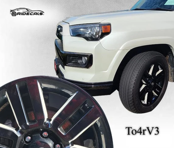 Toyota 4Runner 20" rim decals To4rV3 | Ridecals