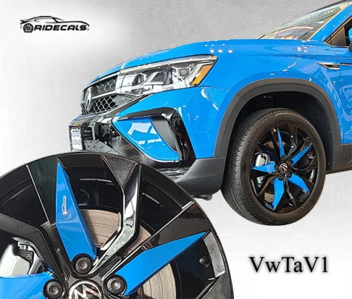 Volkswagen Taos 18" rim decals VwTaV1 | Ridecals