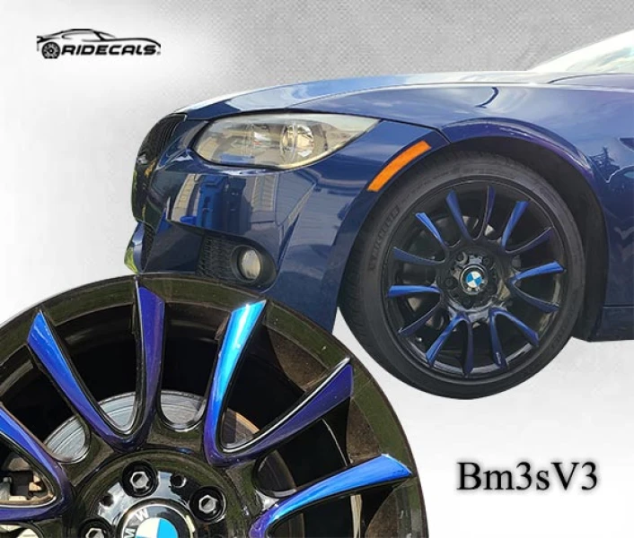 BMW 3 Series 18" rim decals Bm3sV3 | Ridecals