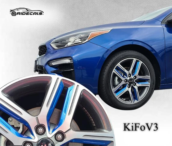 KIA Forte 17" rim decals KiFoV3 | Ridecals