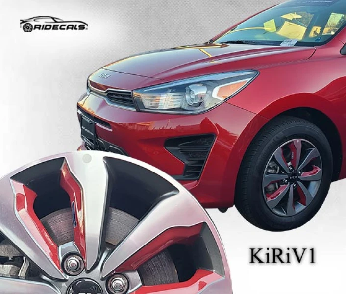 KIA Rio 16" rim decals KiRiV1 | Ridecals